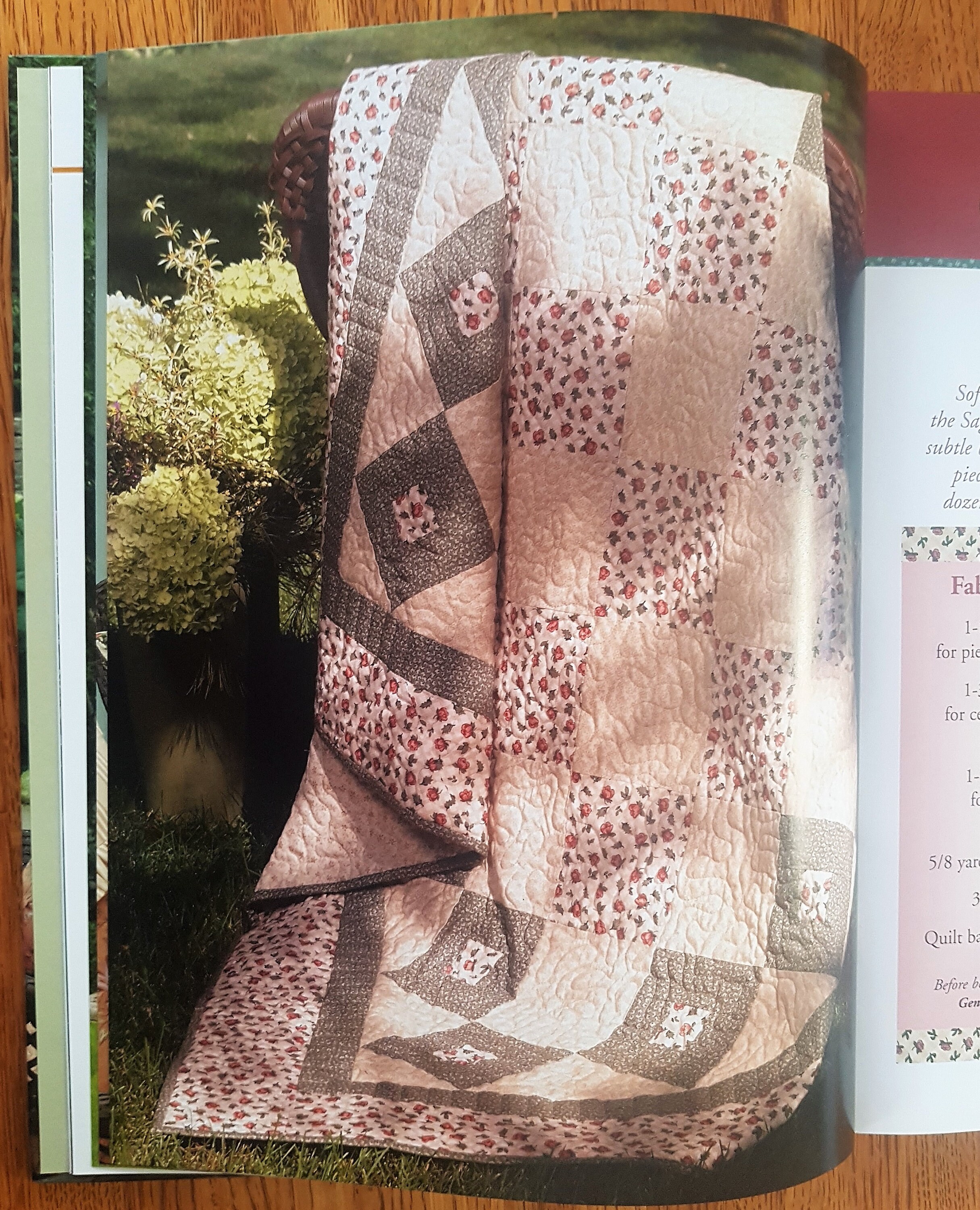 Thimbleberries Quilting a Patchwork Garden by Lynette Jensen Hard Cover ...