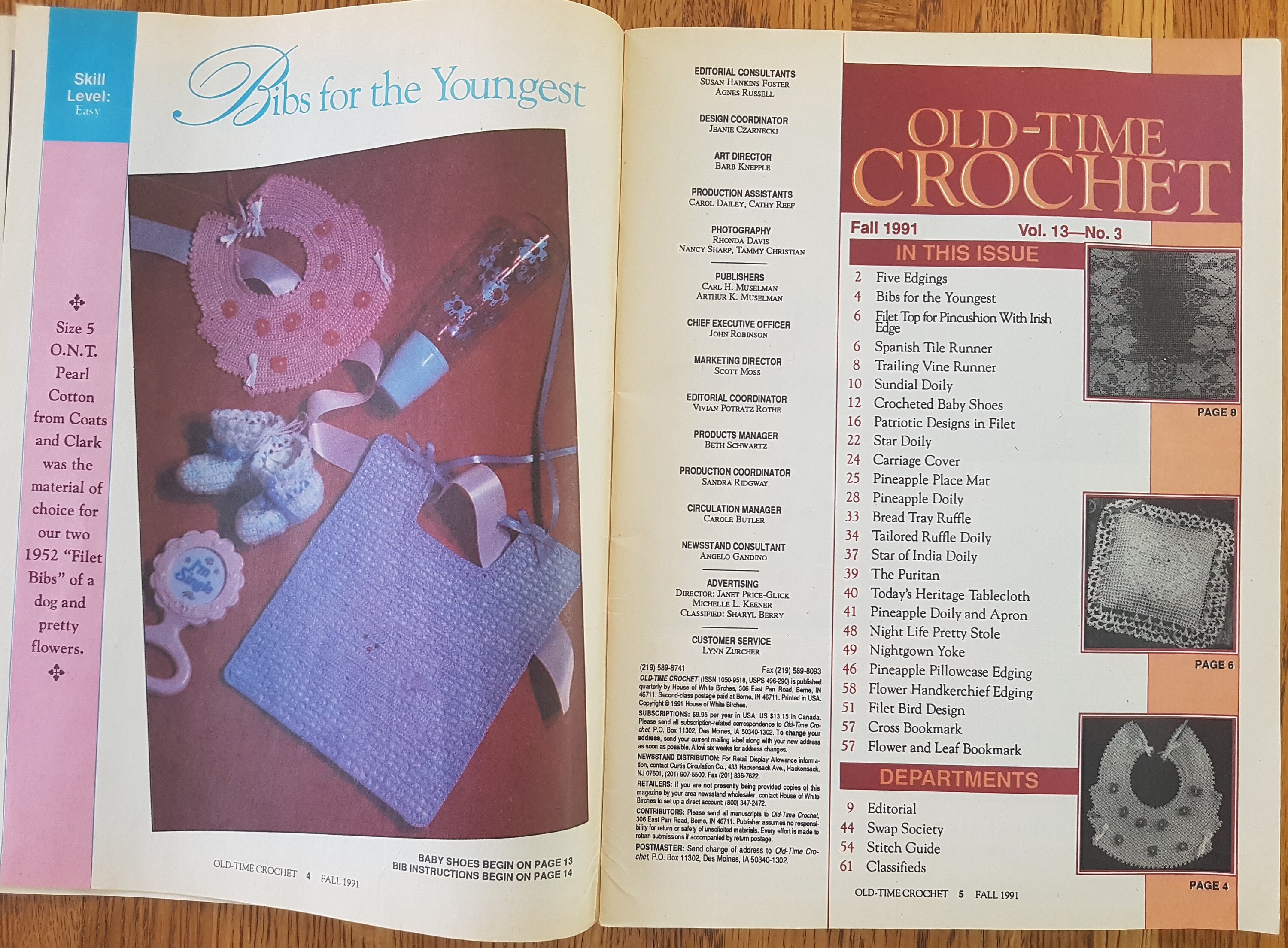 Old-time Crochet Pattern Magazine Vol 13 No 3 Fall 1901 by House of ...