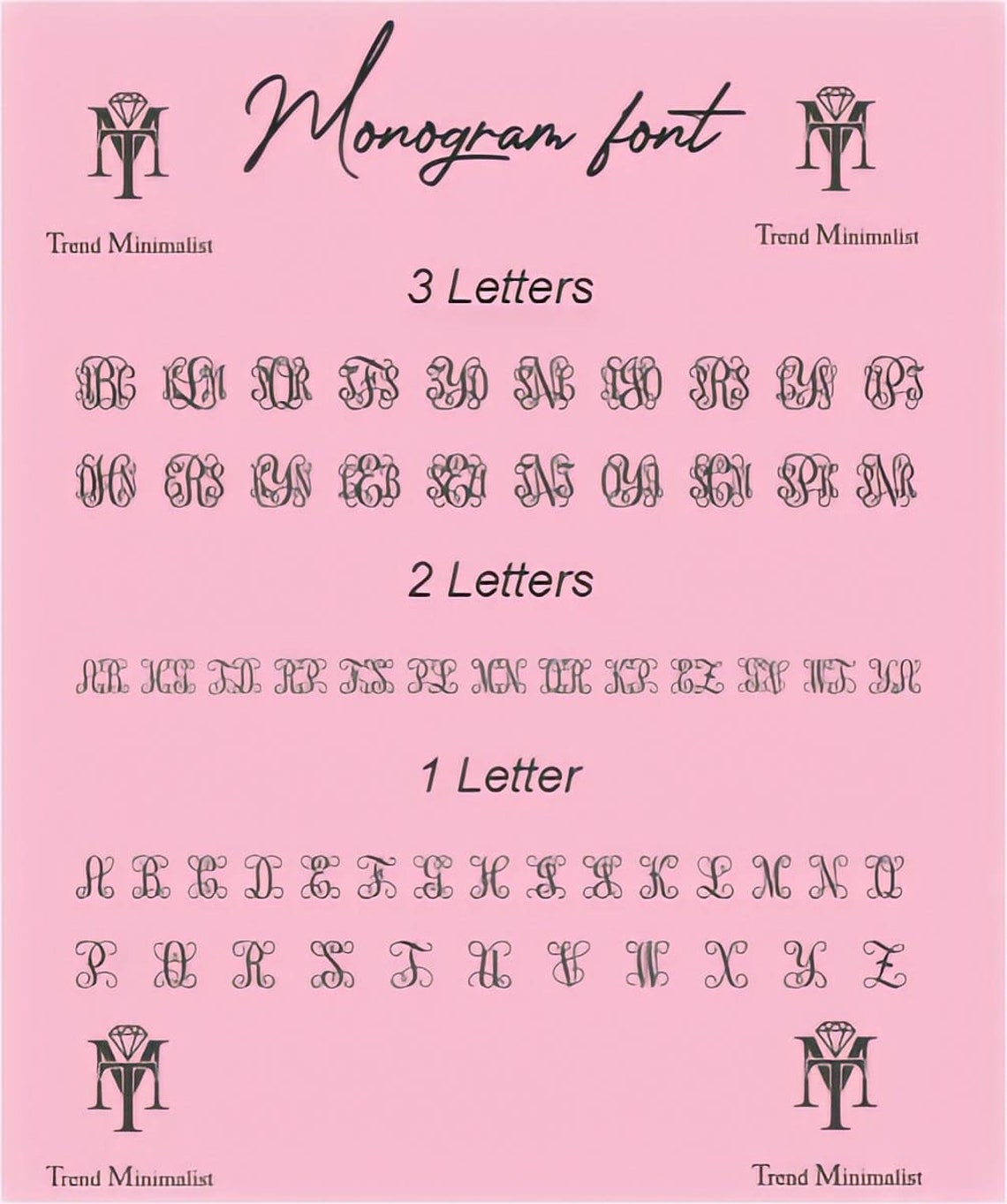 Dainty Monogram Bracelet-monogram Jewelry-gold Monogram Bracelet ...