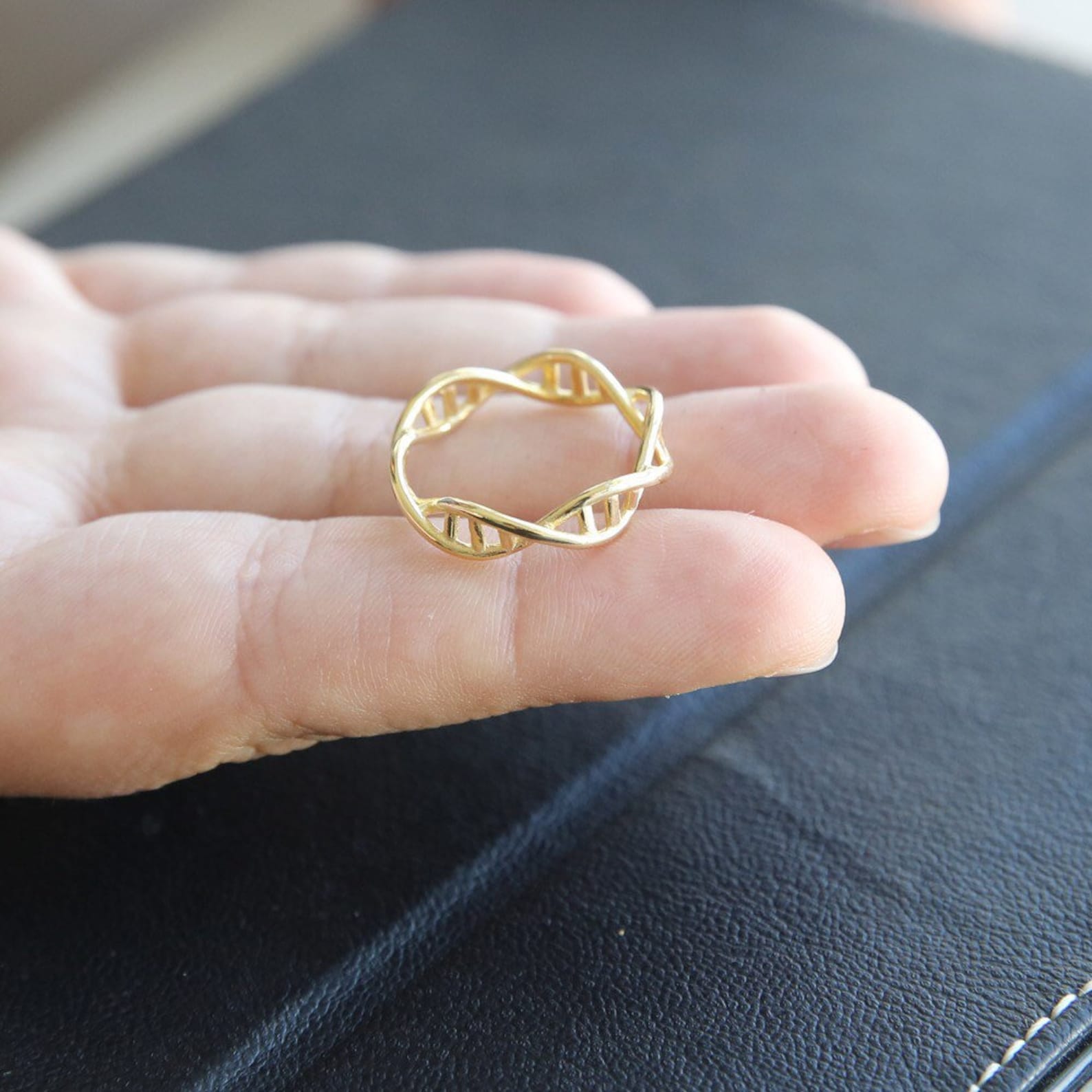 Gold Dna Ring-dna Ring-science Ring-chemistry Ring-molecule Ring ...