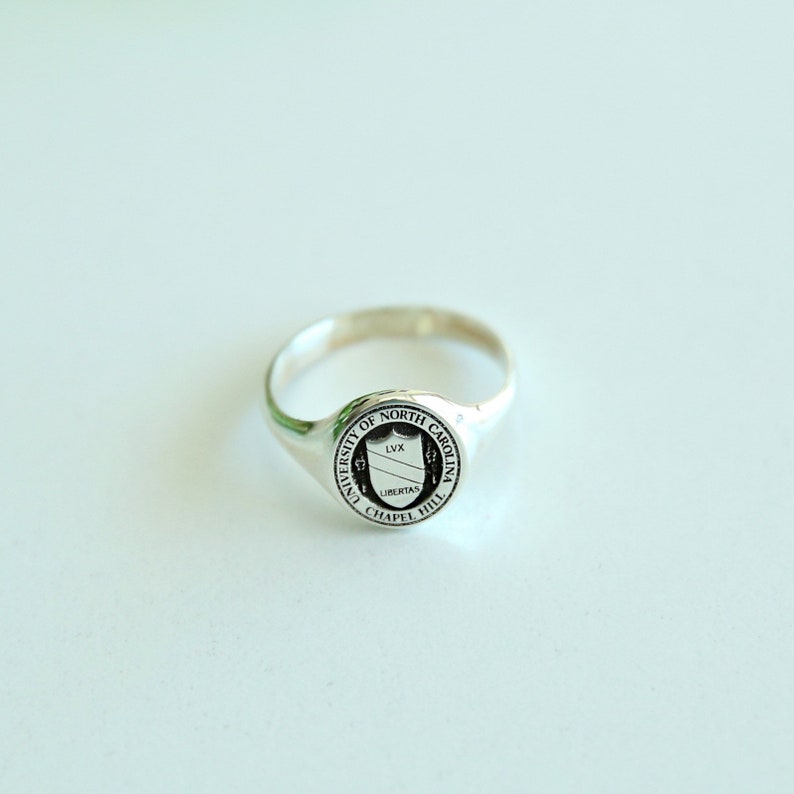 Oval Graduation Ring-tiny College Ring-class Rings-school - Etsy