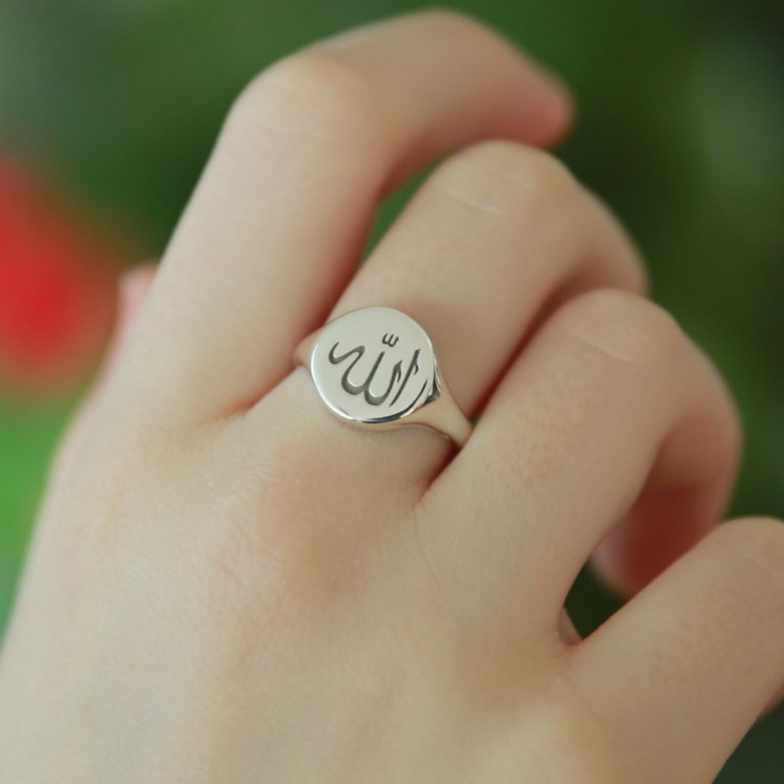 Arabic Name Ring-custom Arabic Signet Ring-name Jewelry-personalized ...
