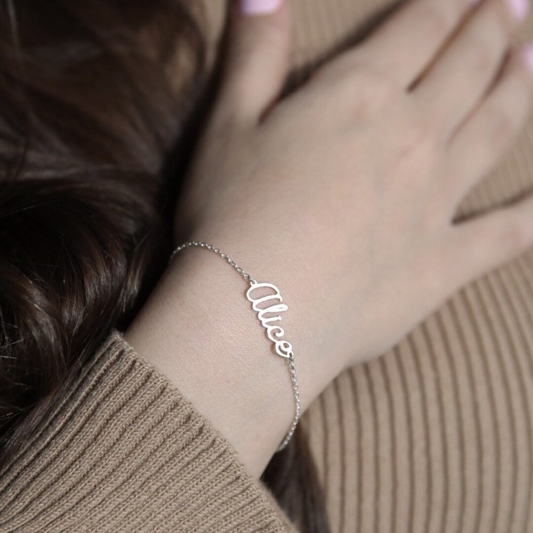 Name Bracelet, Custom Name Bracelet ,gold Name Bracelet,personalized ...