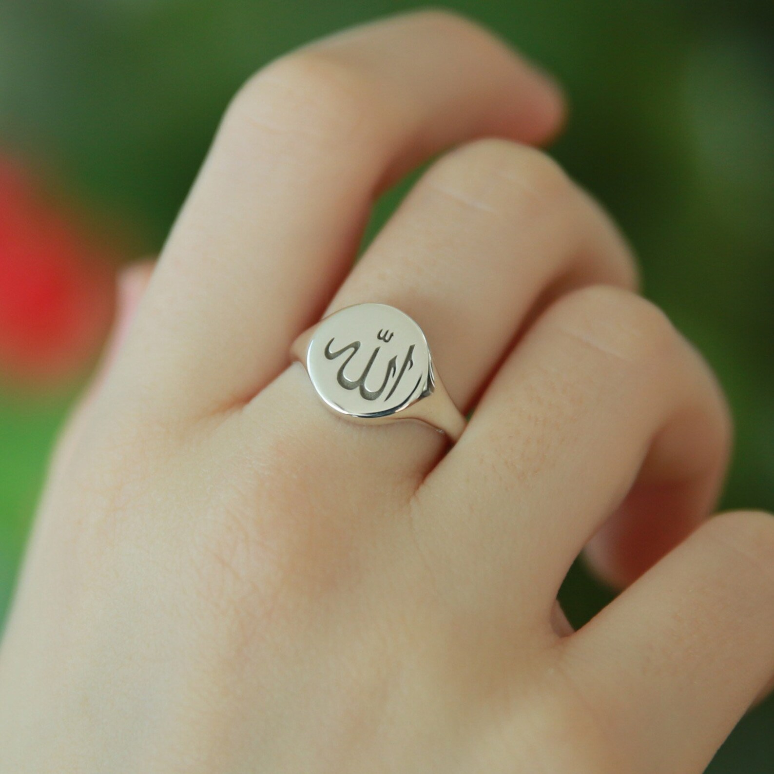 Custom Arabic Signet-ring-name Ring-name - Etsy