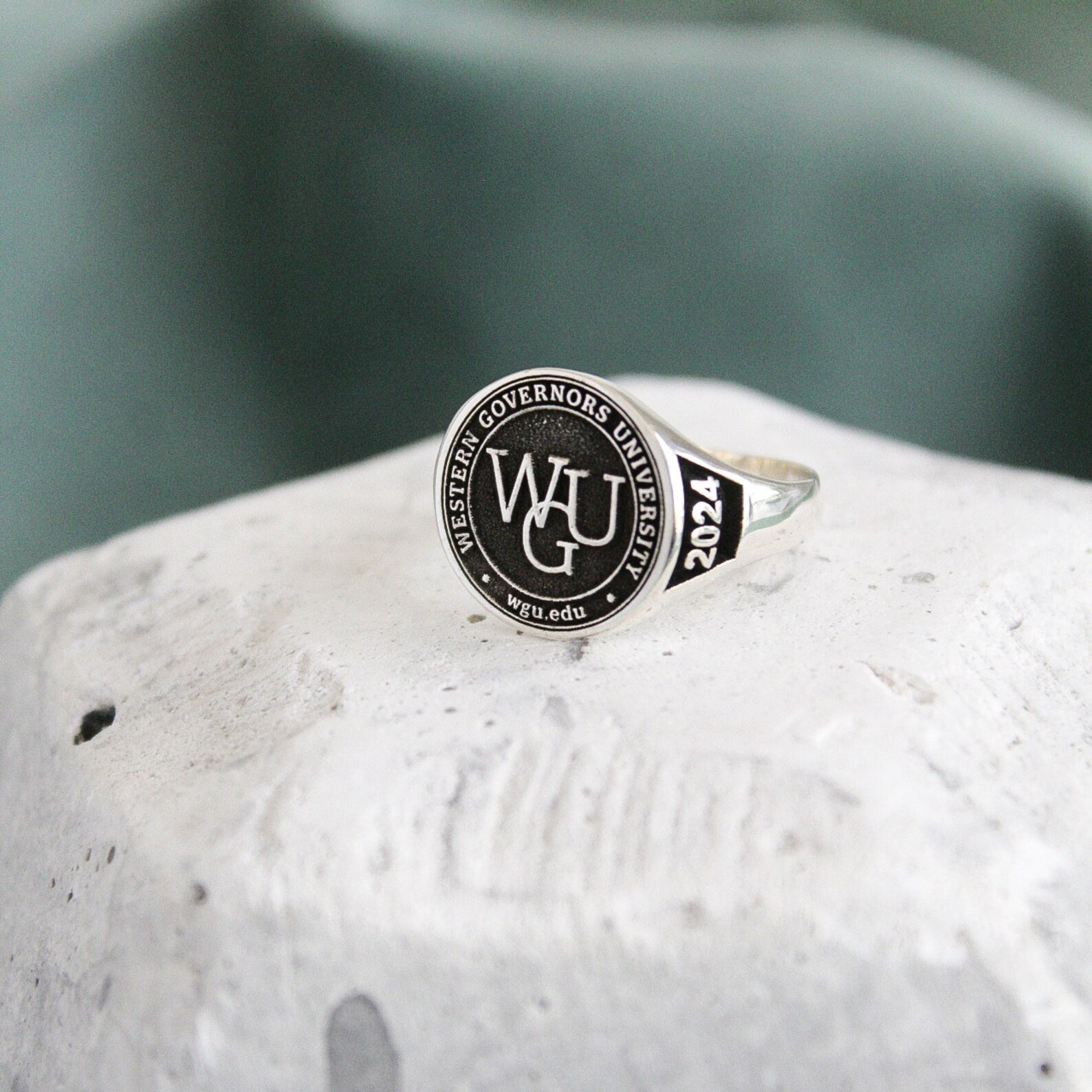 Custom College Rings-round Graduation Ring-class Rings-school - Etsy