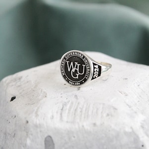 Custom College Rings-round Graduation Ring-class Rings-school Rings ...