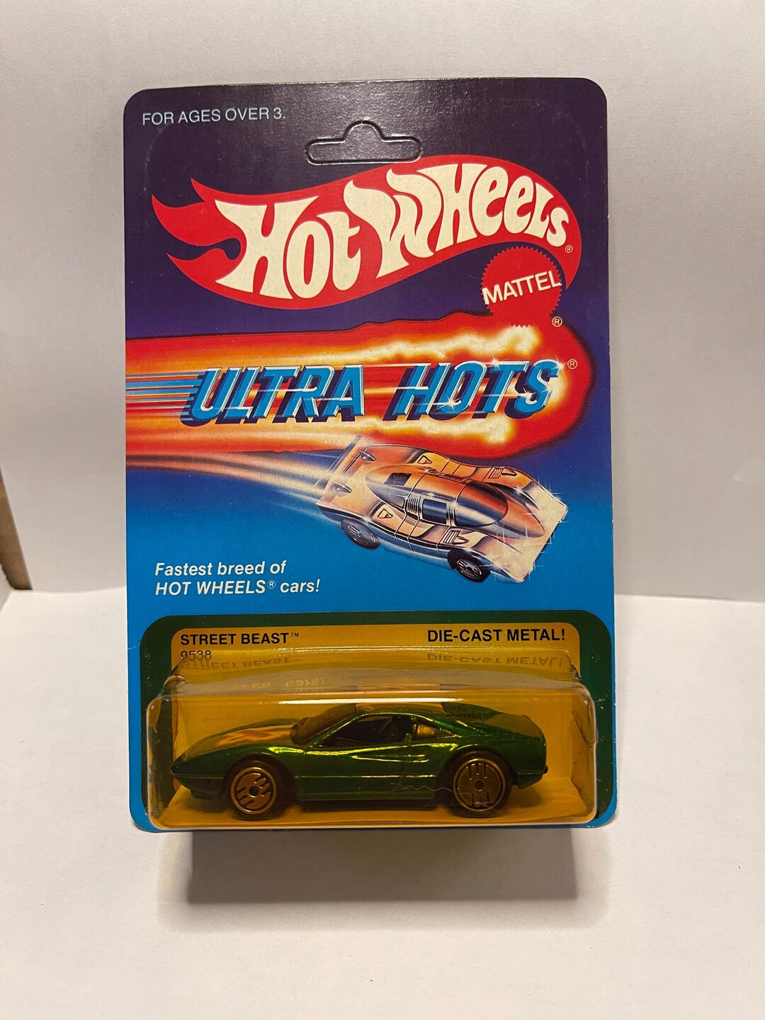 Hot Wheels 1985 Ultra Hots "street Beast" Spectraflame Blue #9538 - Etsy