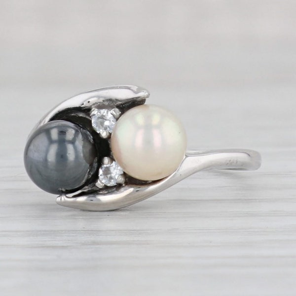 Pearl Bypass Ring - Etsy