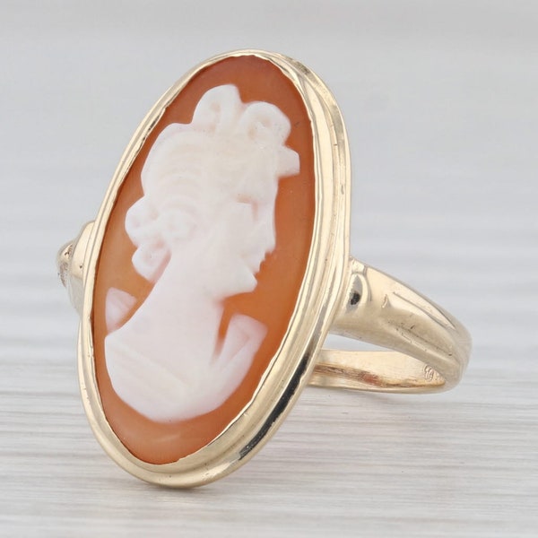 Carved Shell Ring - Etsy