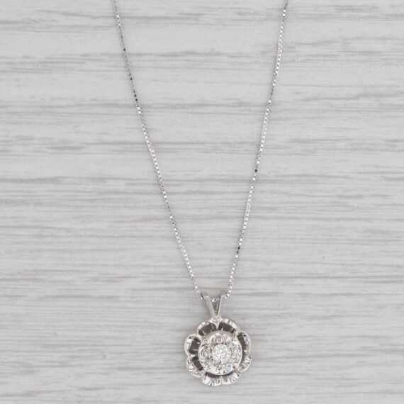 0.10ct diamond solitaire pendant - Gem