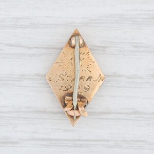 Antique Delta Kappa Epsilon Badge 10k Gold DKE Deke Pin Greek ...