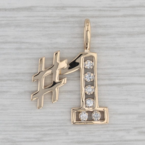 14k Gold 1 KEEPSAKE Natural Genuine Diamond Journey P… - Gem