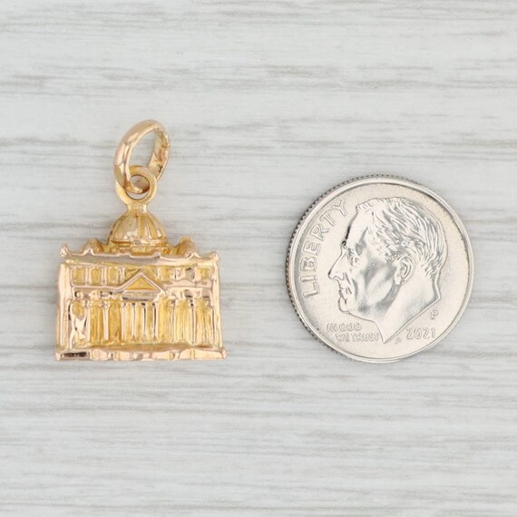 Saint Peters Basilica Charm 18k Yellow Gold Vatican I… - Gem