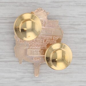 Fidelity Bravery Integrity FBI 30 Year Service Pin 10k Yellow Gold ...