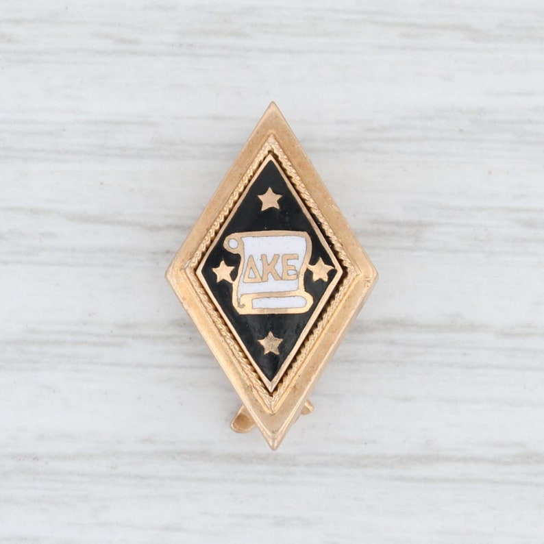 Antique Delta Kappa Epsilon Badge 10k Yellow Gold DKE Badge - Etsy