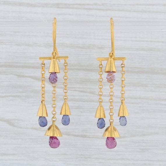 Marie Helene de Taillac Earrings, Gemstone Earrings, … - Gem