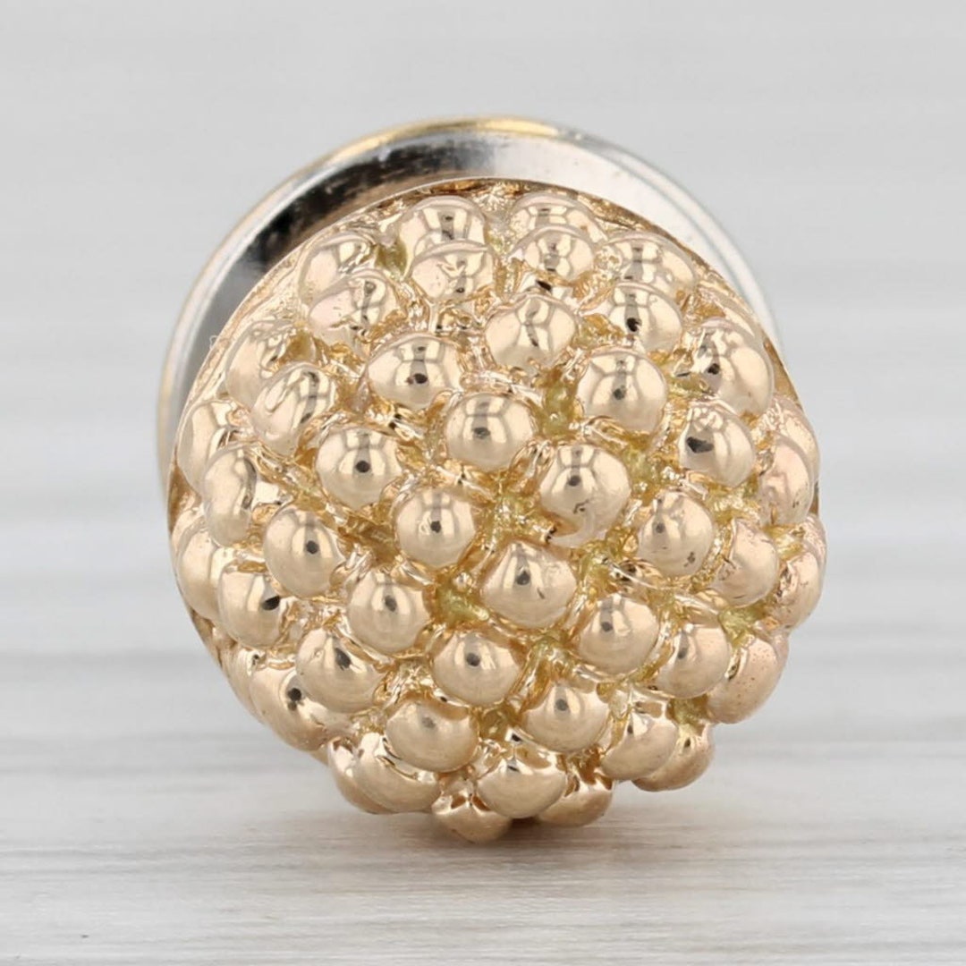 Bead Cluster Tie Tac Pin 14k Yellow Gold Lapel - Etsy