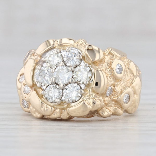 Gold Nugget Ring - Etsy