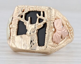 Black Hills Signet Ring - Etsy