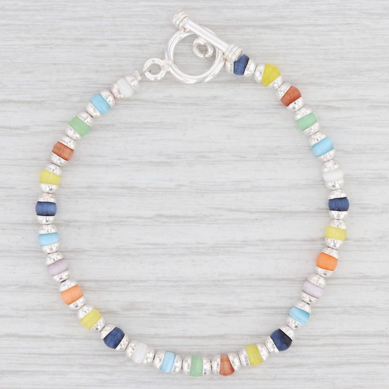 Glass Bead Bracelet - Etsy