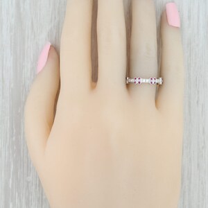 Ruby Flower Ring Ruby Diamond Ring Stackable Gemstone Ring - Etsy