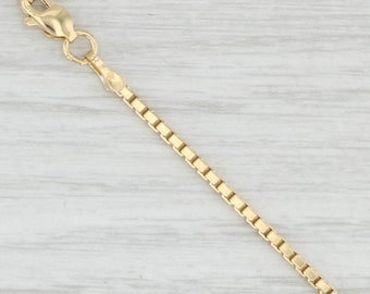 Long Box Chain Necklace - Etsy