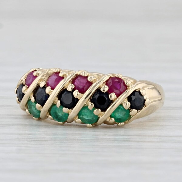 Emerald Ruby Ring - Etsy