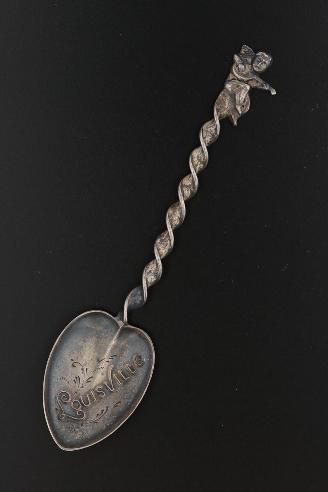 Louisville Kentucky Souvenir Spoon Sterling Silver Antique - Etsy