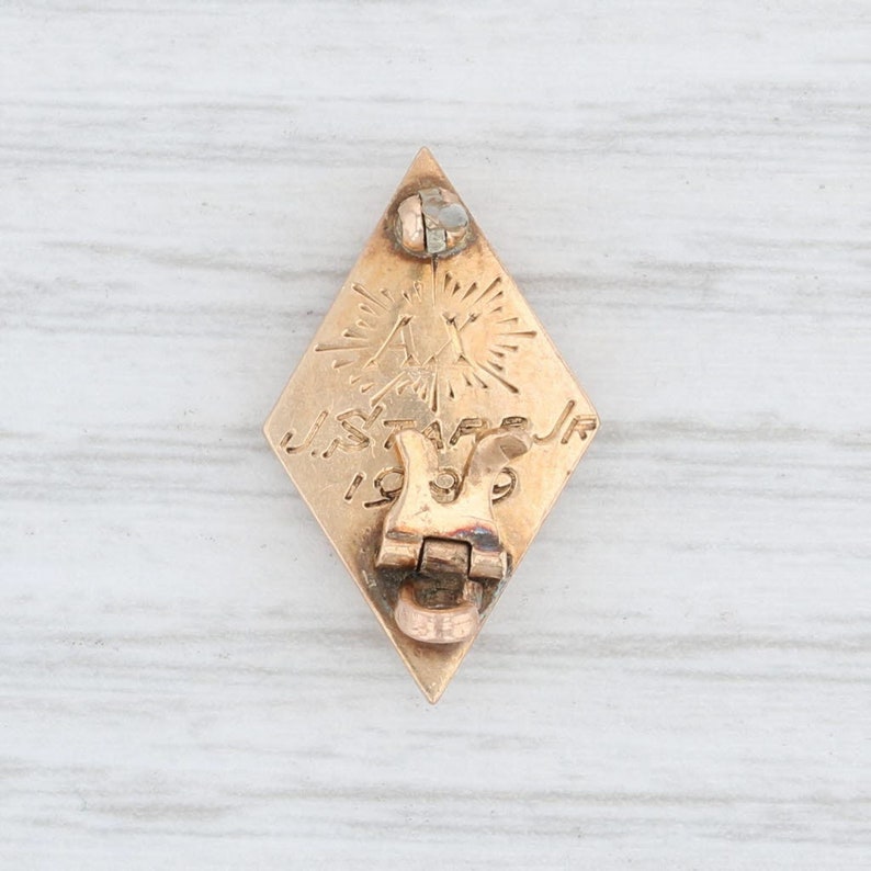 Antique Delta Kappa Epsilon Badge 10k Yellow Gold DKE Badge - Etsy