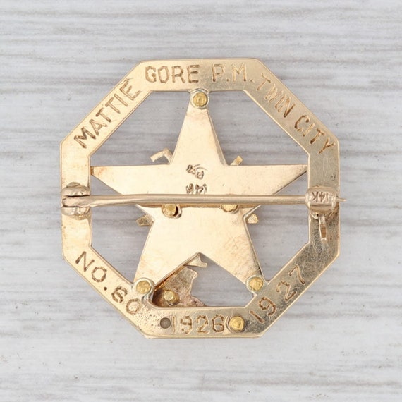 Great interest 14K SOLID GOLD OES ORDER OF THE EASTERN STAR GRAND ...