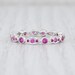Ruby Eternity Ring Ruby Stacking Ring Stackable Ruby Ring - Etsy