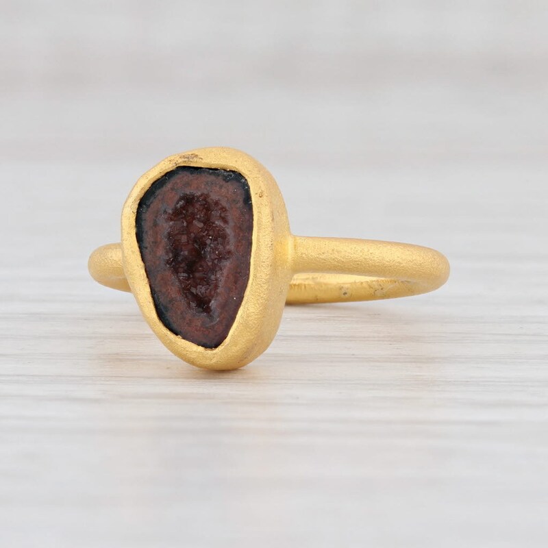 Geode Ring - Etsy