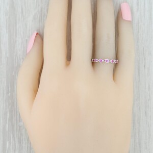 Ruby Eternity Ring, Ruby Stacking Ring, Stackable Ruby Ring, Ruby Eternity Band, Stackable Ruby ...