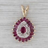 Ruby Pendant - Etsy
