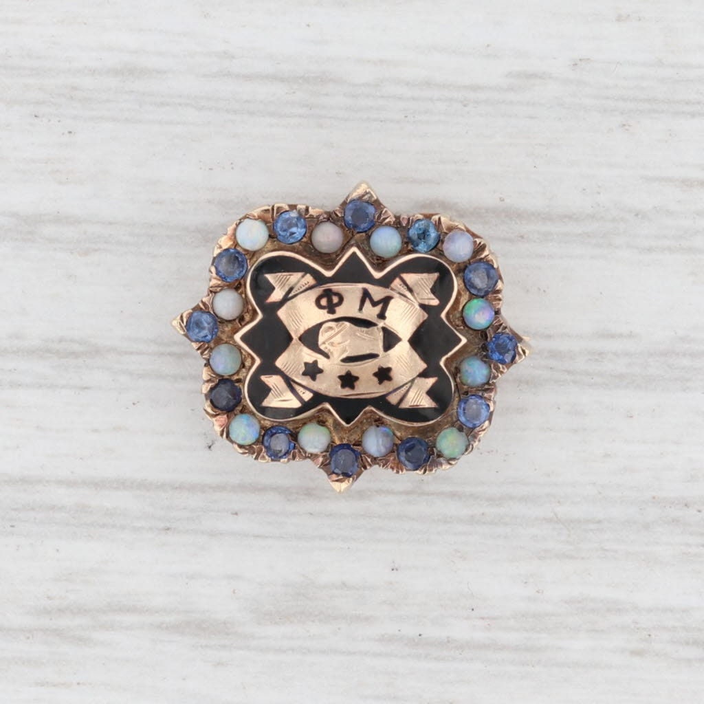Phi Mu Badge Ring