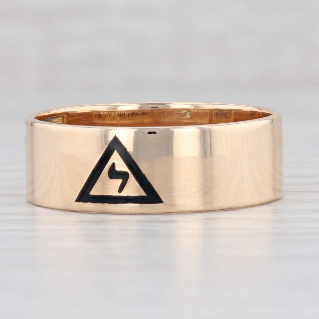 Radiant Yod Ring 10k Gold Scottish Rite - munimoro.gob.pe