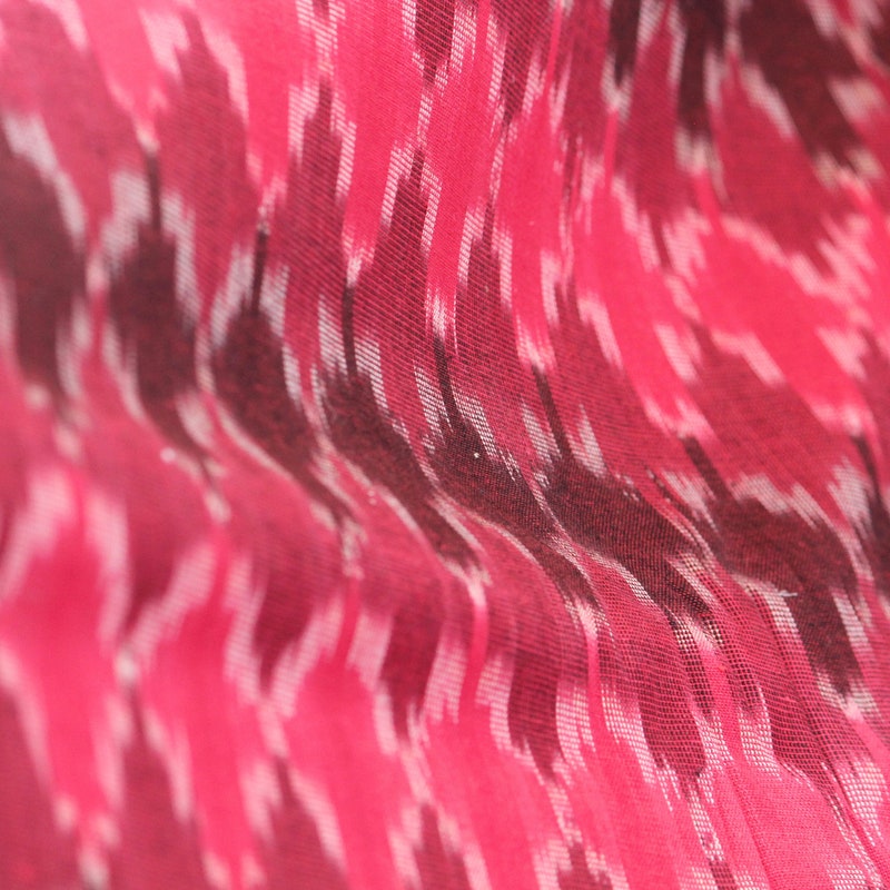 Red Ikat Fabric - Etsy