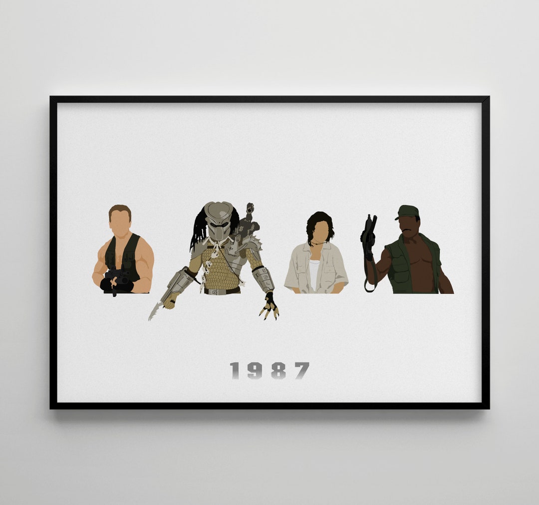 Predator: Movie Poster / Alternative Film Art / Character Drawing ...
