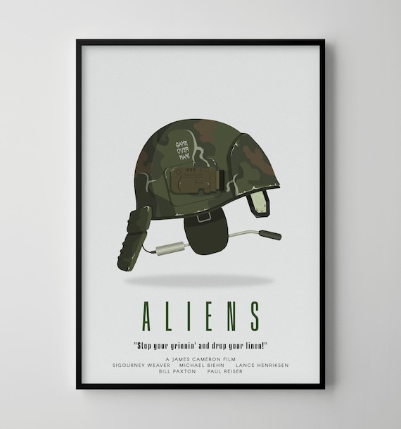 Aliens Minimalist Poster
