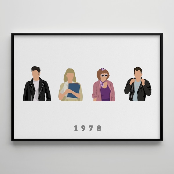Grease Art - Etsy UK