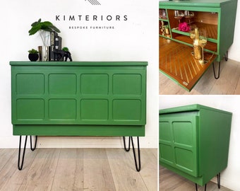 Nathan Green Corner Display Unit and Drinks Cabinet - Etsy
