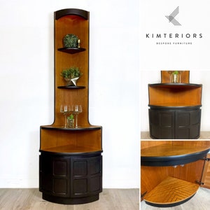 Nathan Teak Corner Unit / Drinks Cabinet Ready to Commission in a Style ...