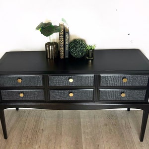 Sleek Stag Black Sideboard Console Table/dressing Table/ TV Media - Etsy