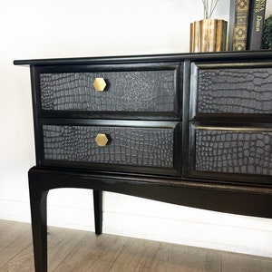 Sleek Stag Black Sideboard Console Table/dressing Table/ TV Media - Etsy