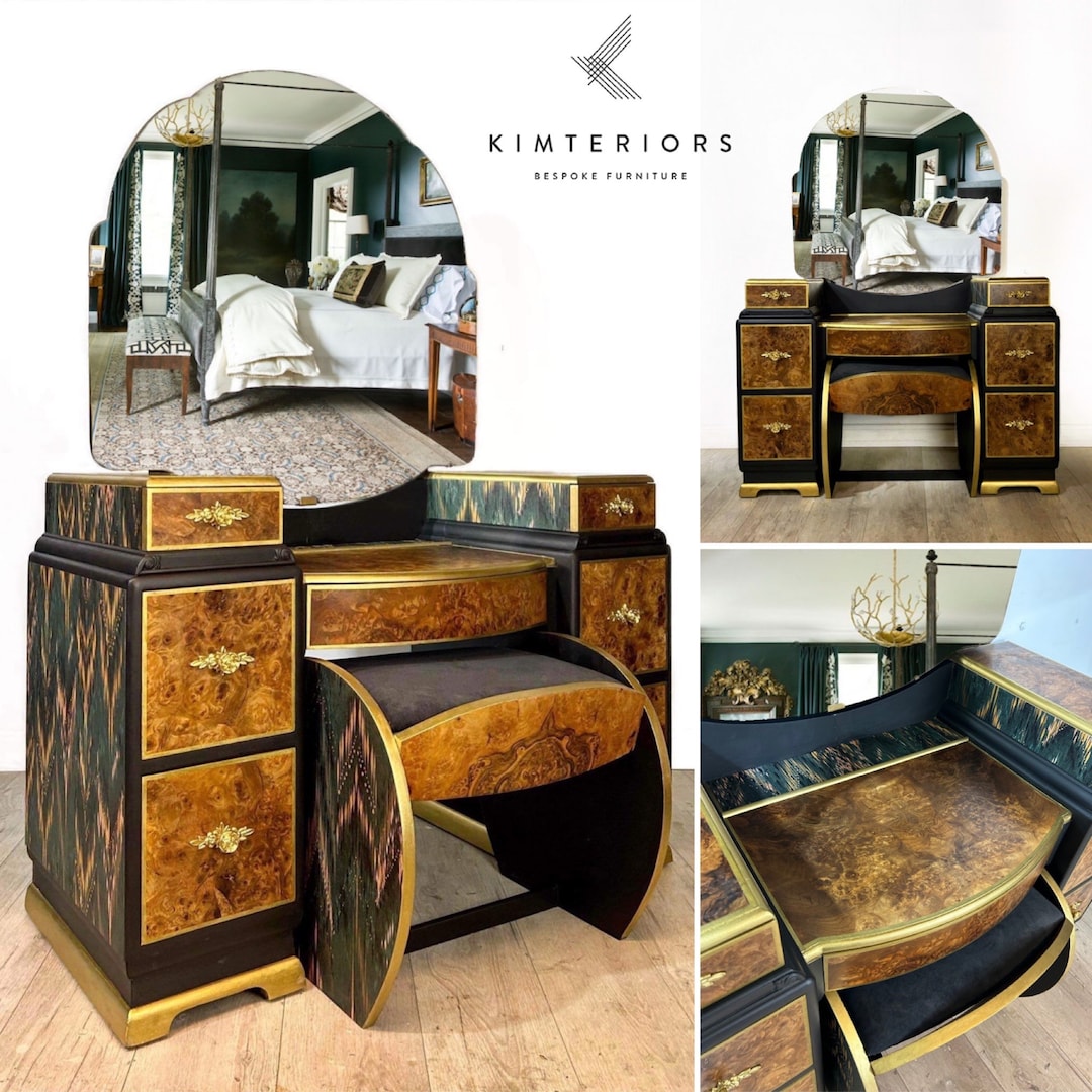 Art Deco Dressing Table Sold Available to Commission - Etsy