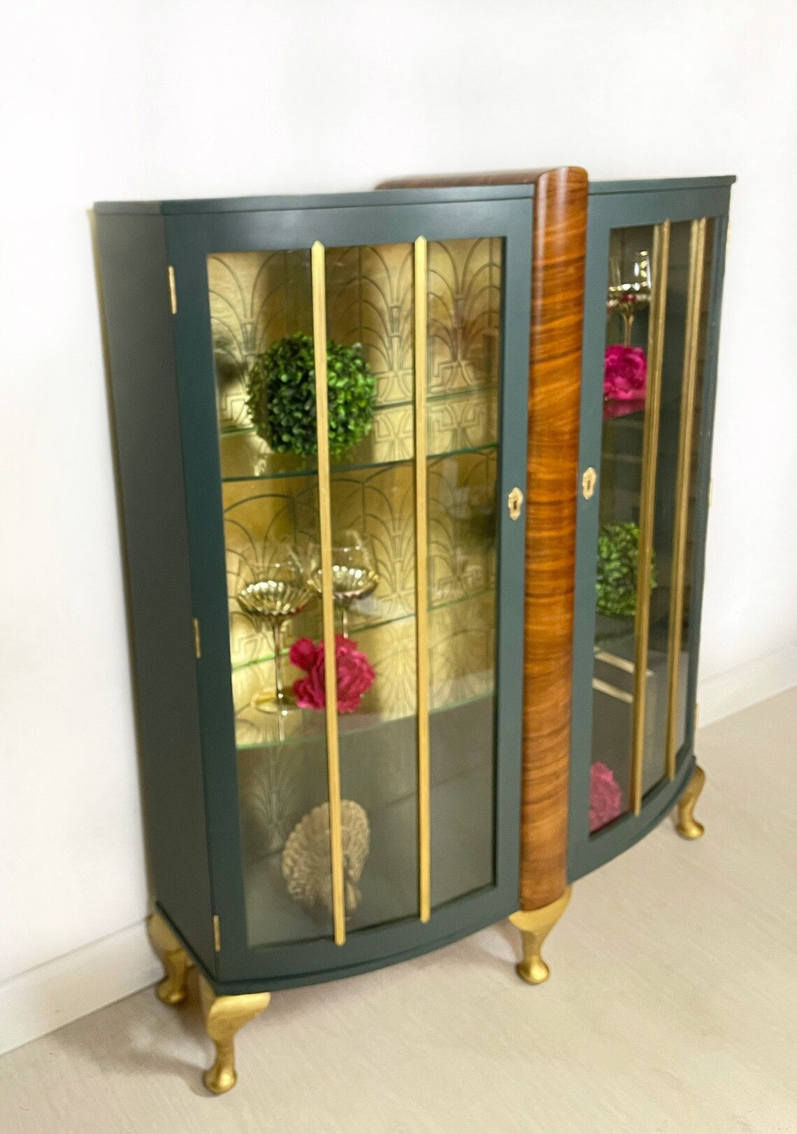 Now Sold! Cocktail Cabinet, Drinks Cabinet Art Deco Style - Etsy UK