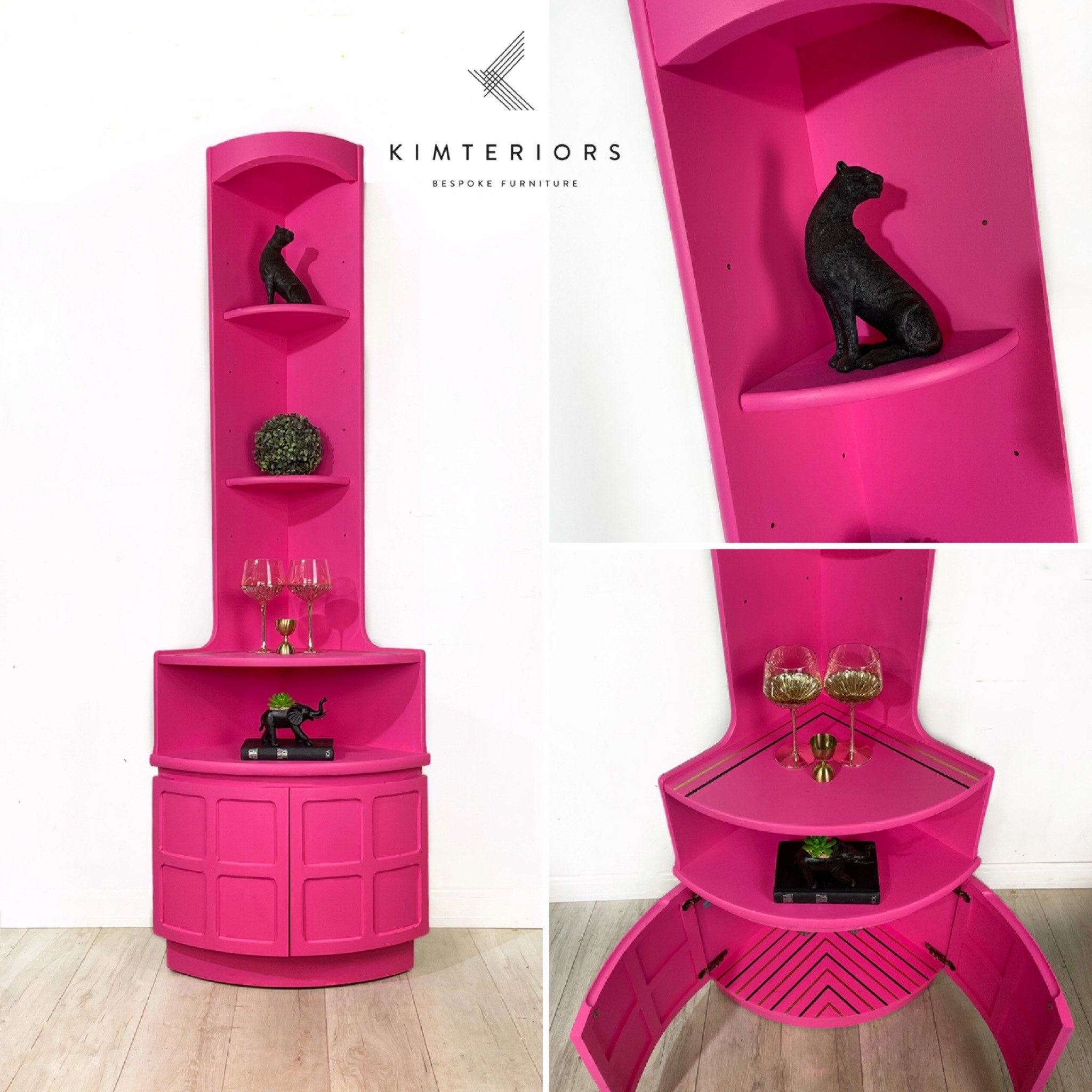 Nathan Teak Corner Unit / Drinks Cabinet Ready to Commission in a Style ...