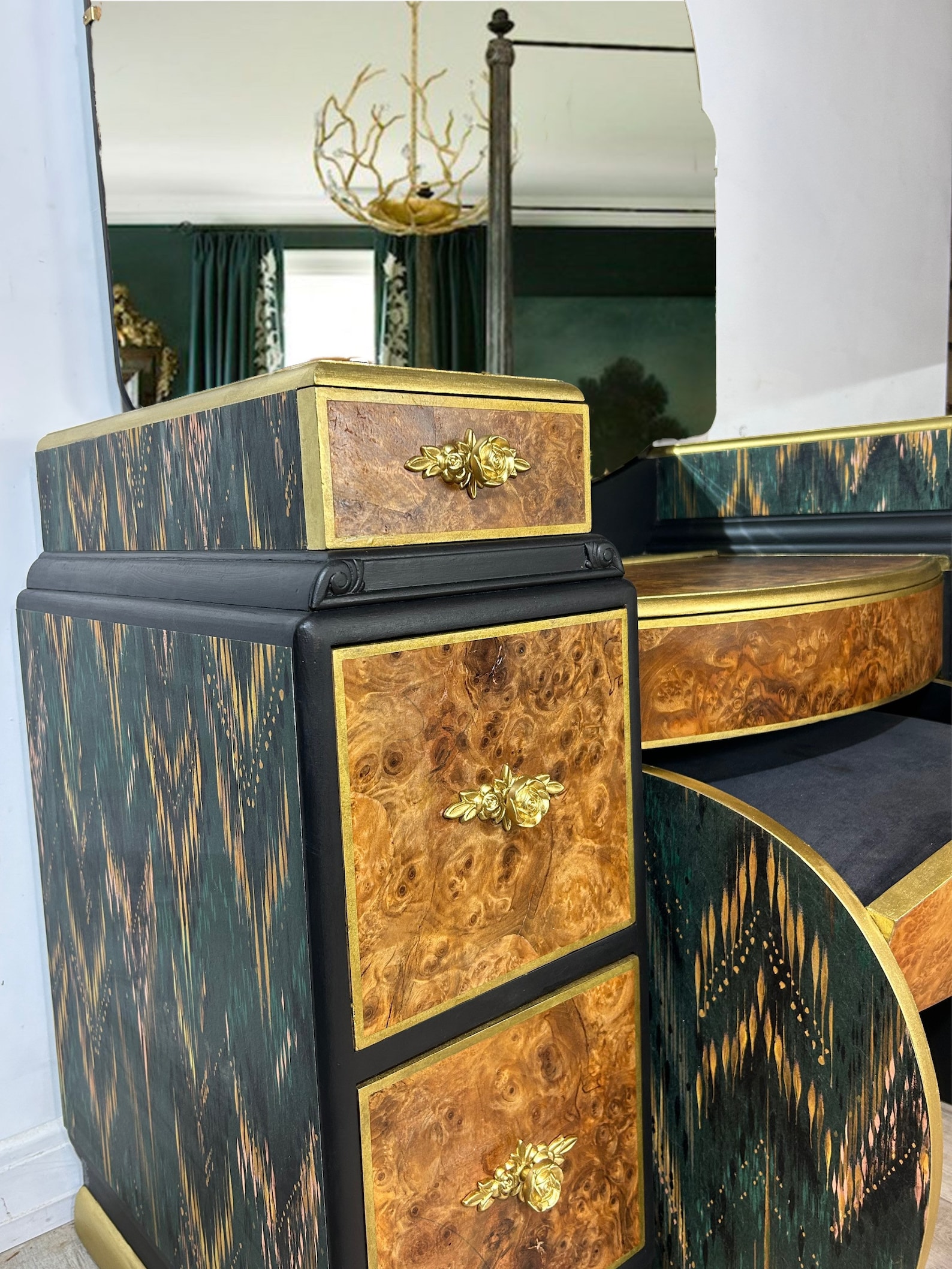 Art Deco Dressing Table Sold Available to Commission - Etsy