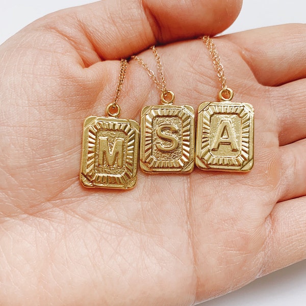 Letter Medallion - Etsy