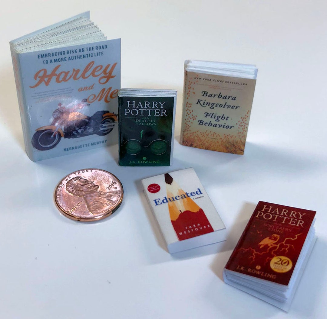 Who is Your Favorite Author? Four Different Custom Made Mini Books - Etsy